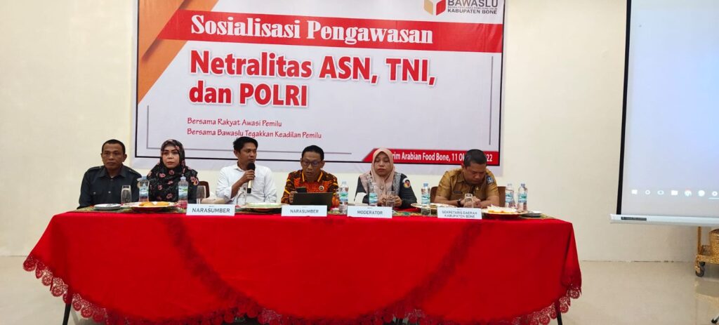 Bawaslu Bone Beri Atensi Netralitas Aparat pada Pemilu 2024 — Newsurban
