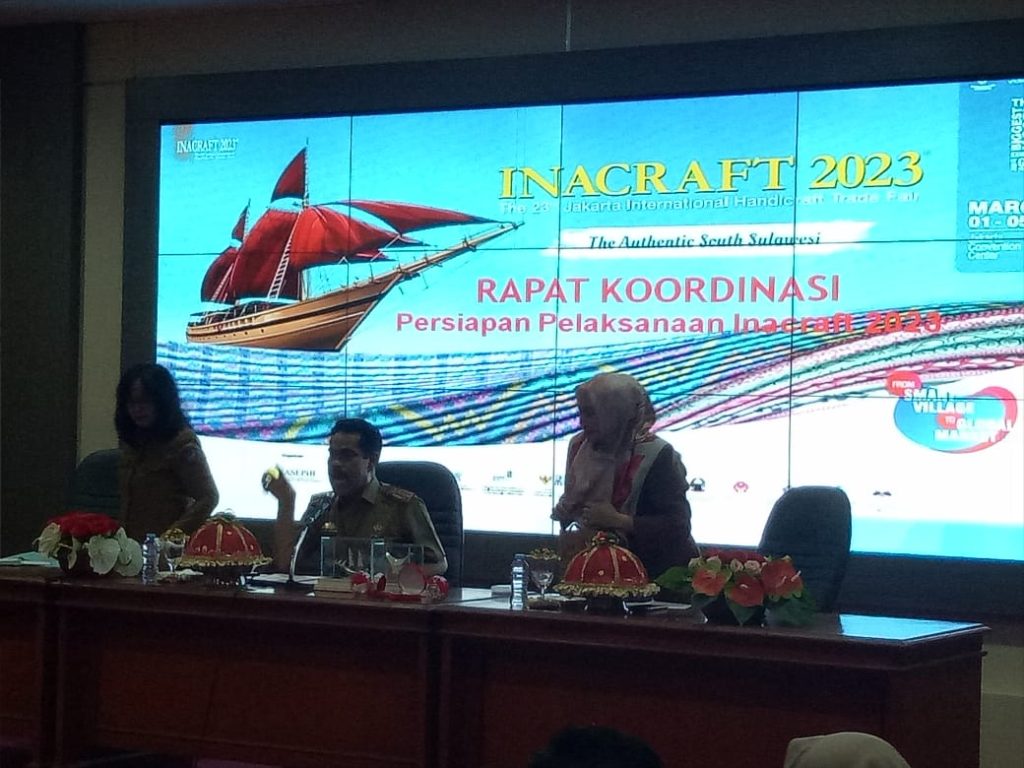 Pemprov Sulsel Siap Tampilkan Produk Unggulan di Inacraft