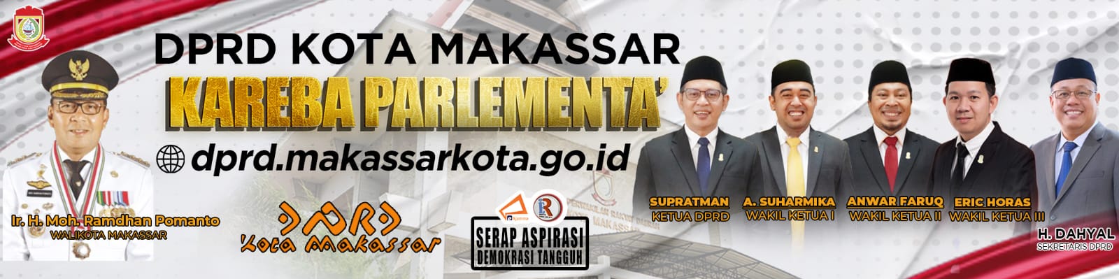 Pimpinan dan Anggota DPRD Makassar Hadiri Rakor Bersama Wali Kota dan Wawali Terpilih di Balai ...