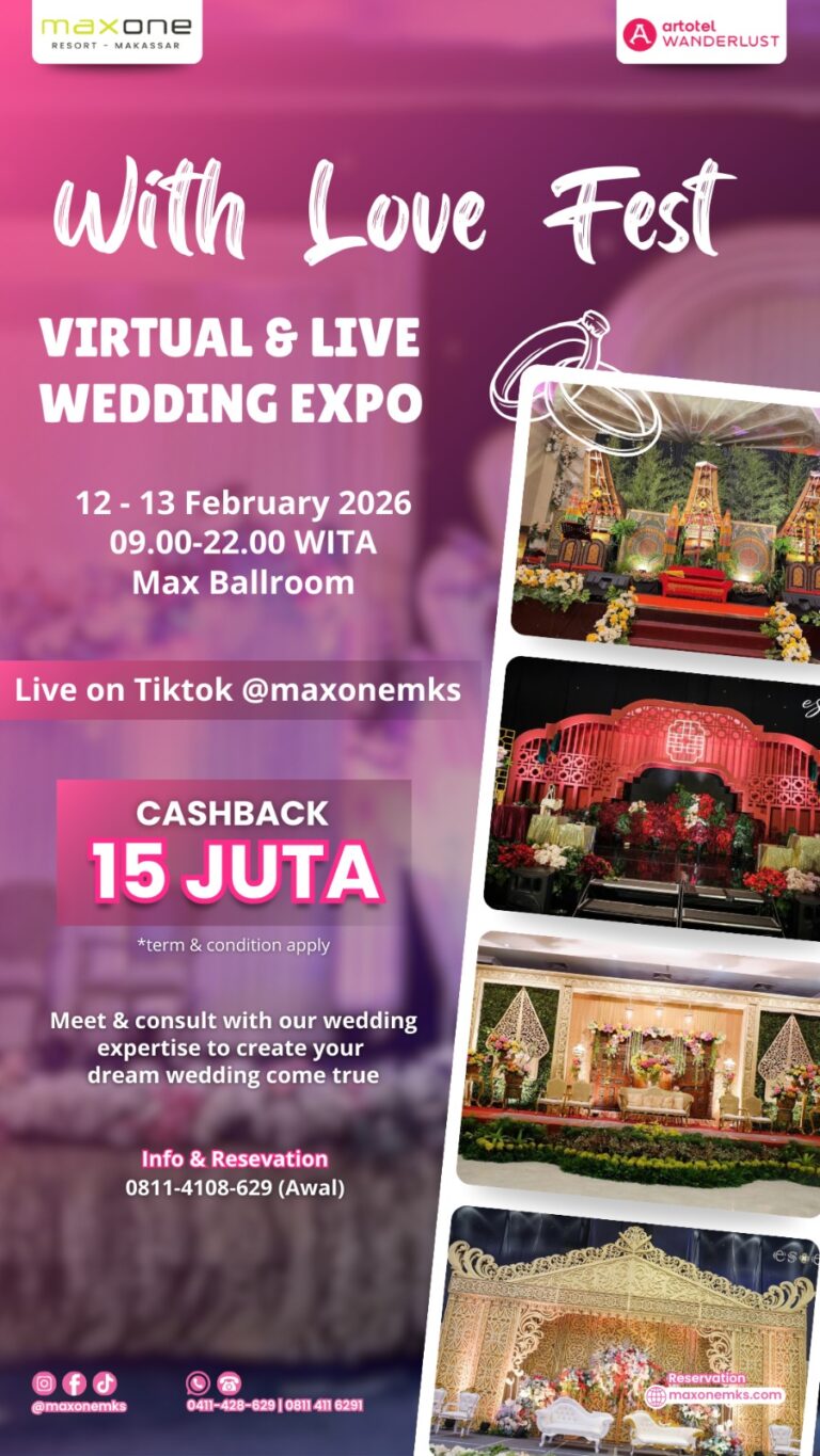 With Love Fest 2026 MaxOne Makassar